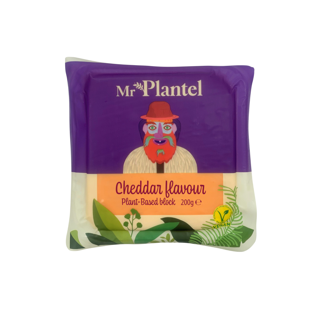 Mr Plantel Cheddar vegetal bloc 200g - Verdino Foods Verdino Foods